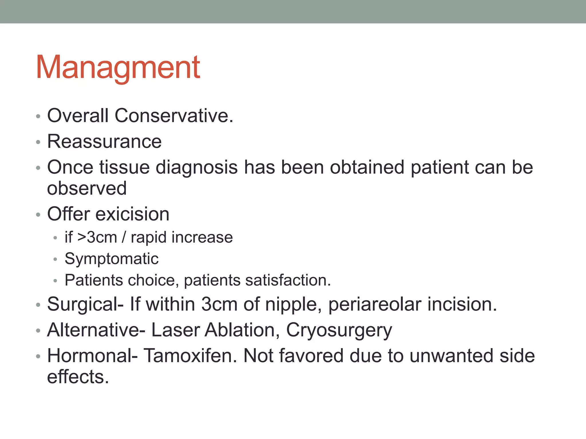 Benign breast diseases | PPTX