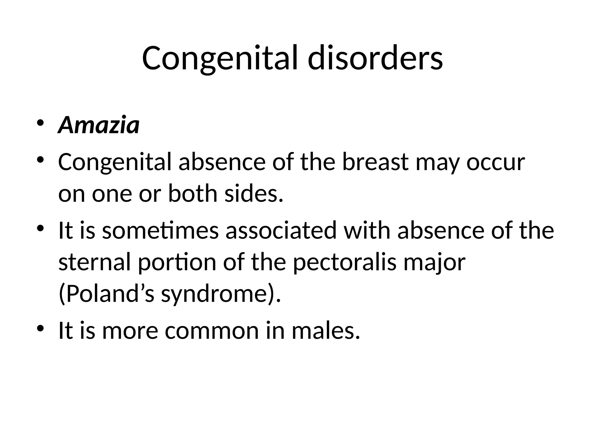 BENIGN BREAST DISORDERS and their locations | PPTX