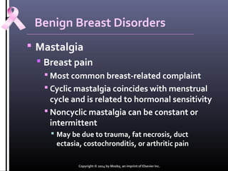 Benign breasts disorders | PPT