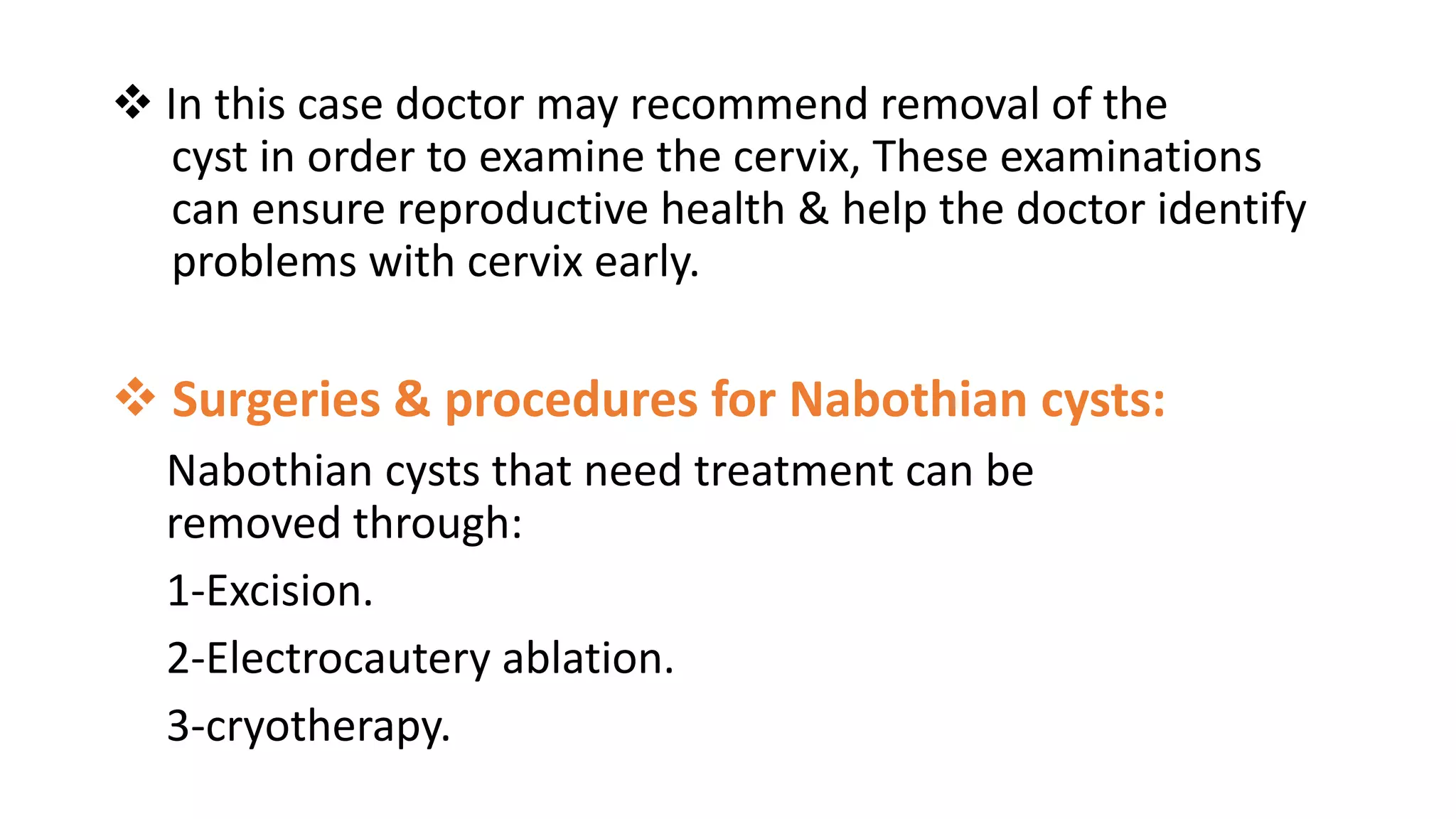 Benign Cervical Lesions | PPTX
