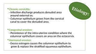 benign cervical lesions gynecology and obstetrics.pptx