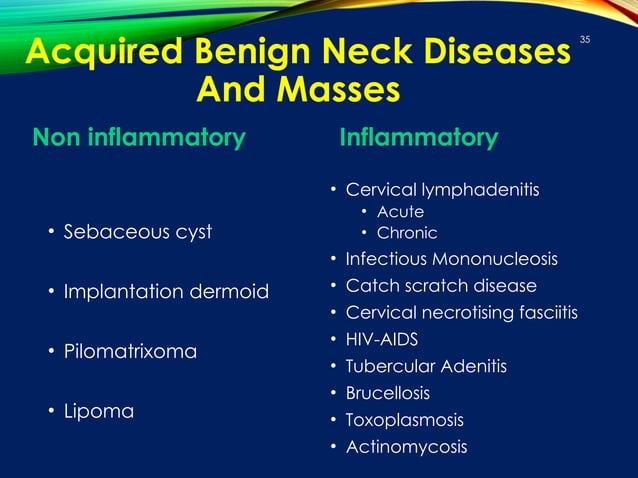 benign disease of neck and its management pptx | PPT