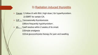 BENIGN DISEASE OF THYROID presentation p | PPTX