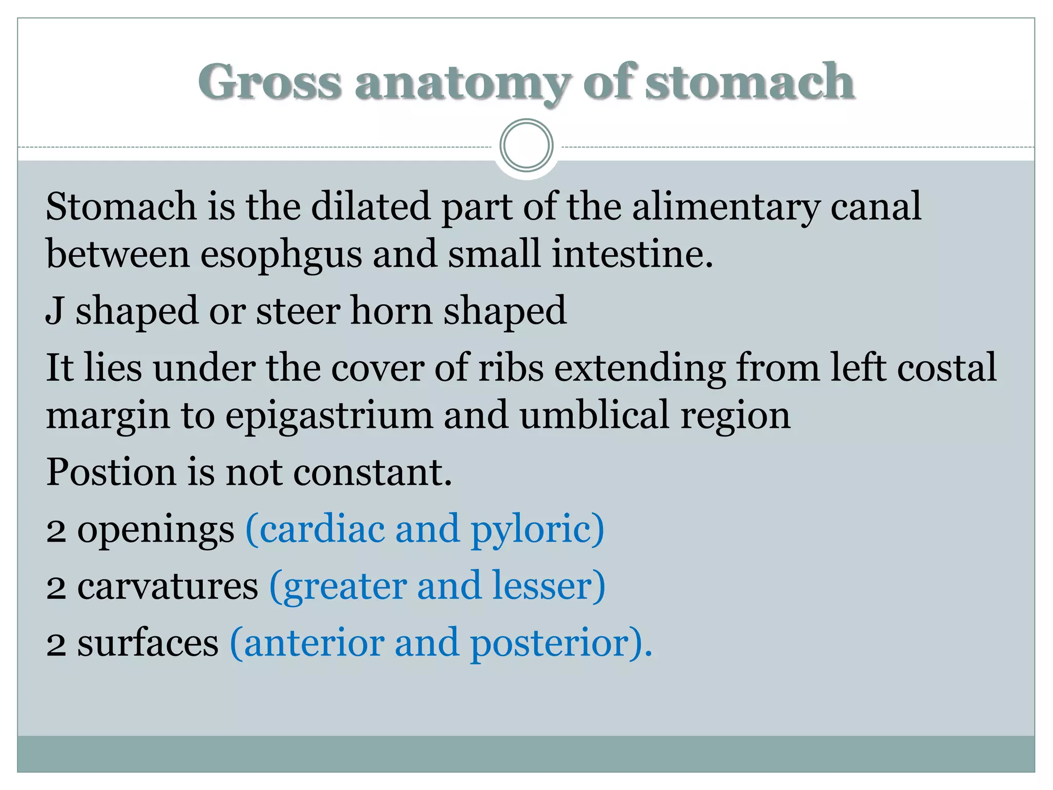 Benign diseases of stomach and management | PPTX