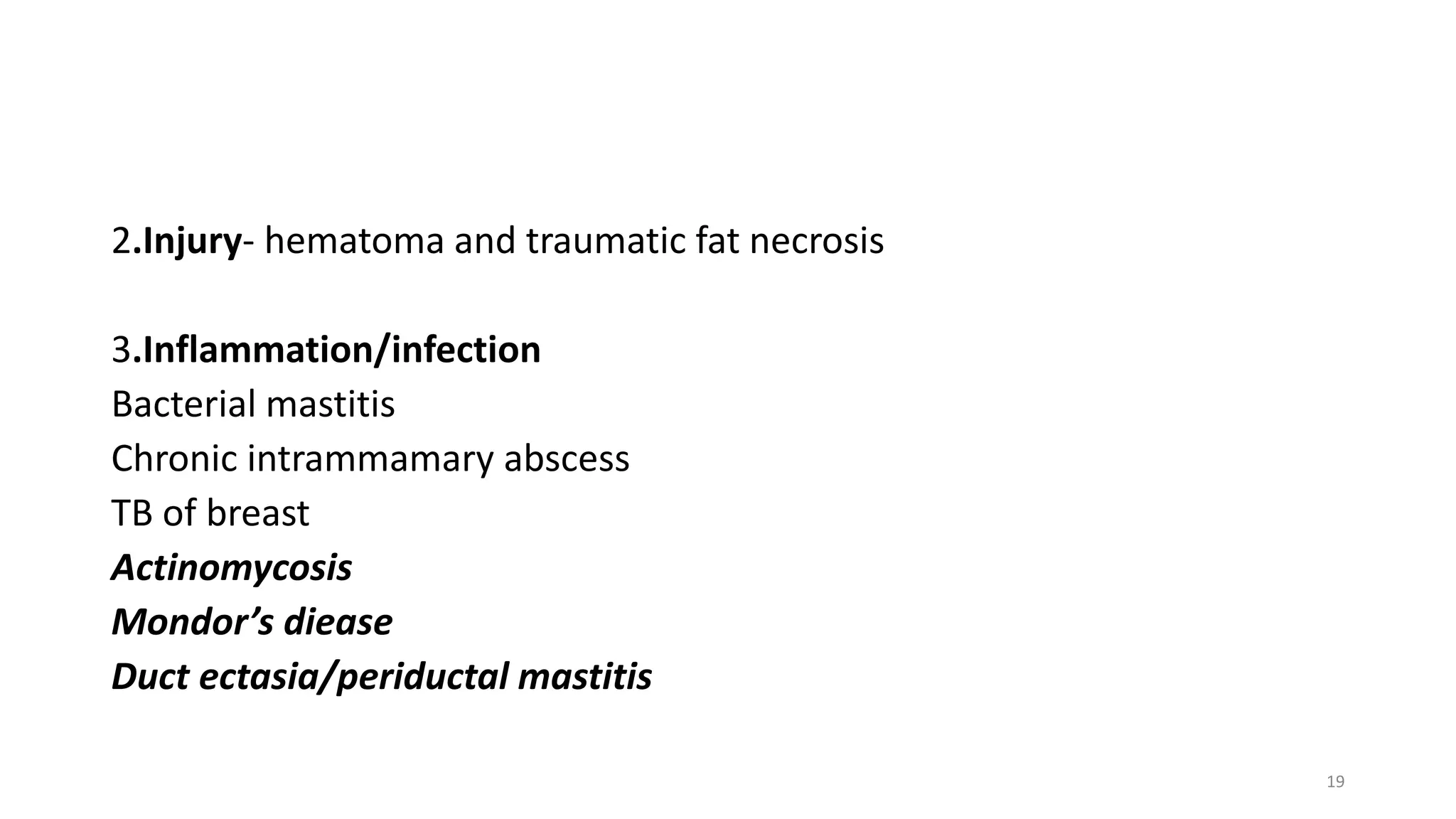 Benign diseases of the breast, ANDI conditions | PPTX