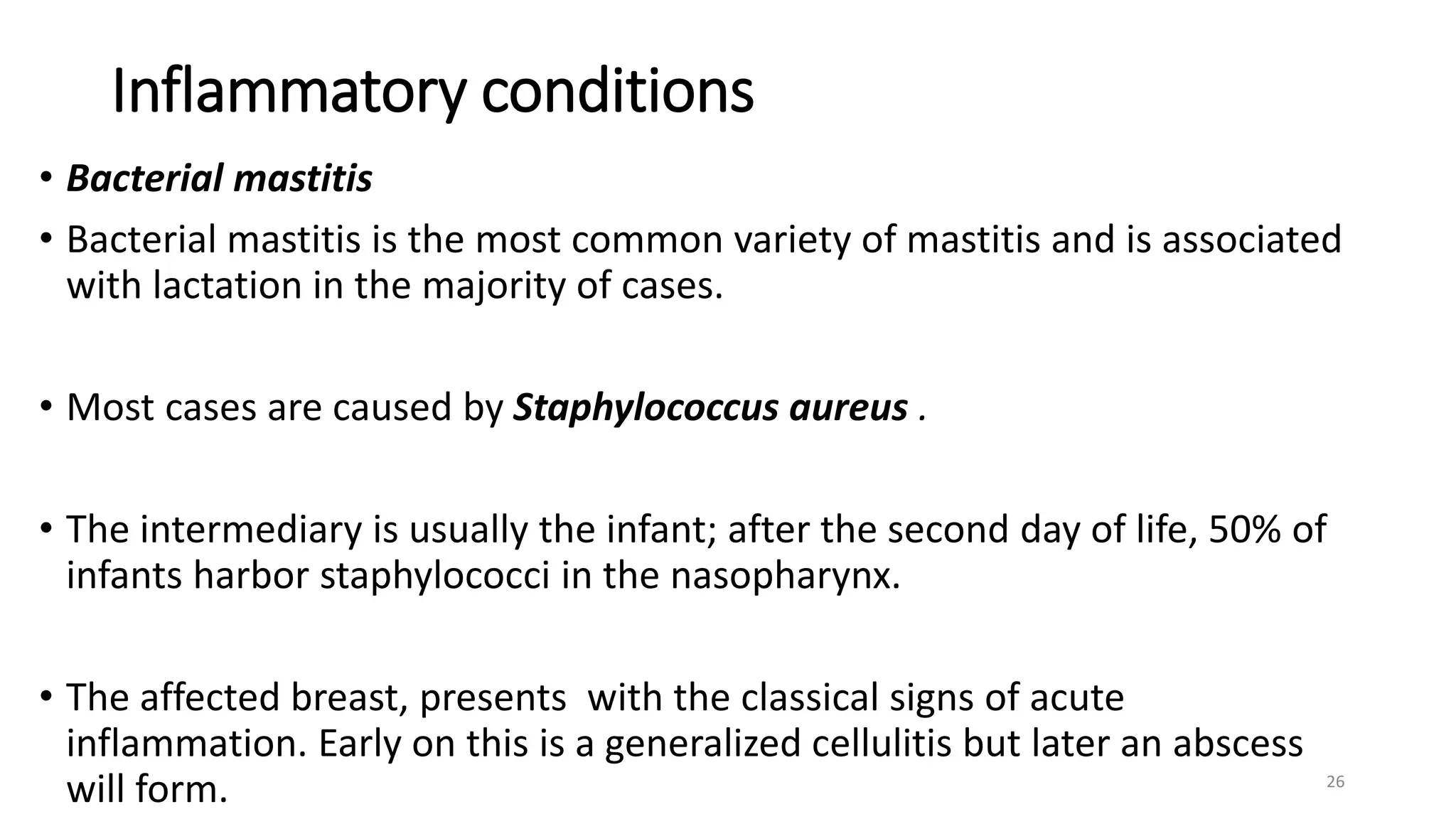 Benign diseases of the breast, ANDI conditions | PPTX