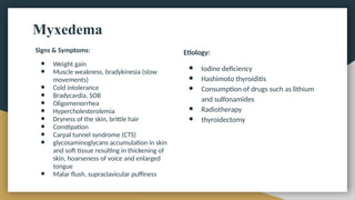 BENIGN DISEASES OF THYROID AND THEIR MANAGEMENT | PPTX