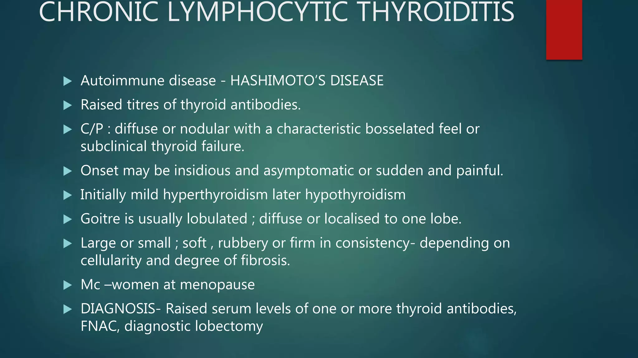 Benign diseases of thyroid | PPTX
