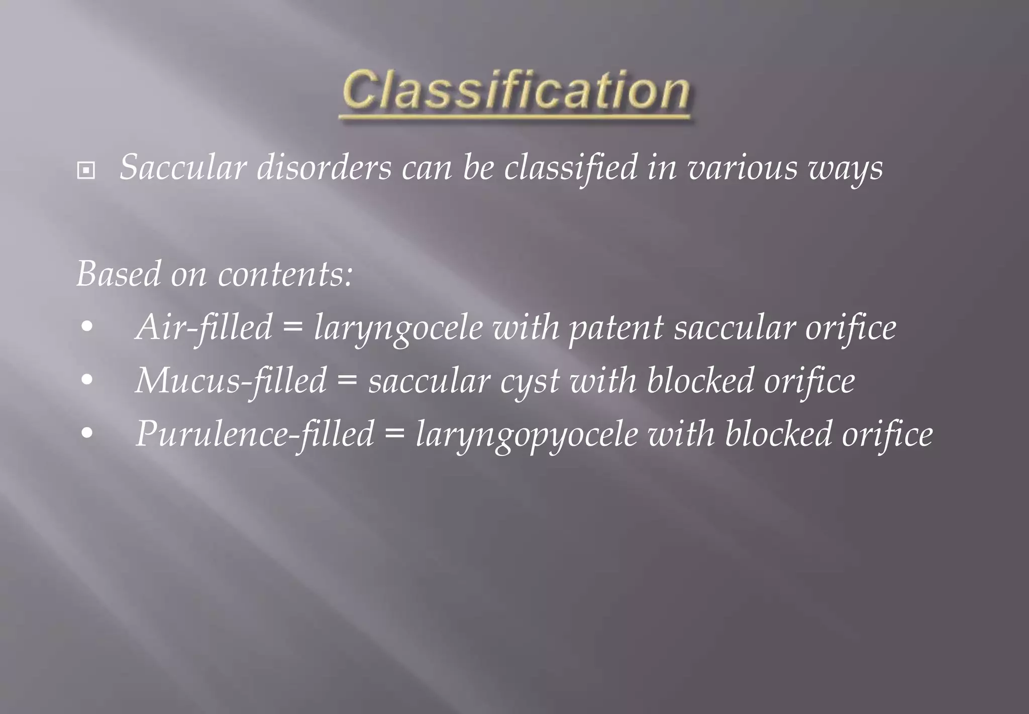 Benign disorders of larynx | PPTX