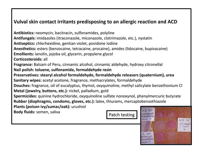 Benign Disorders of the Vulva: Pruritus (itchy) Vulva Vulval Skin and ...
