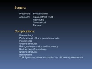 Benign Enlargement Of The Prostate | PPT