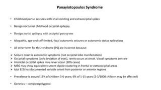 Benign epileptic syndromes | PPTX
