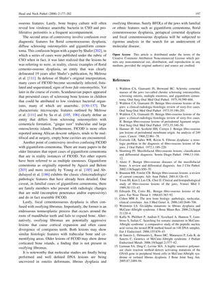 Benign fibroosseous lesions | PDF