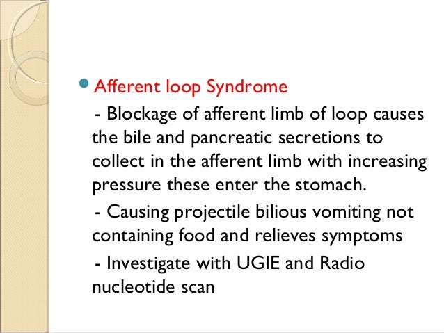 Afferent Loop Syndrome Radiology Notes