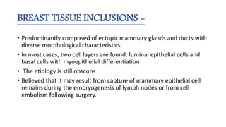 Benign inclusions in lymph nodes histopathology | PPTX