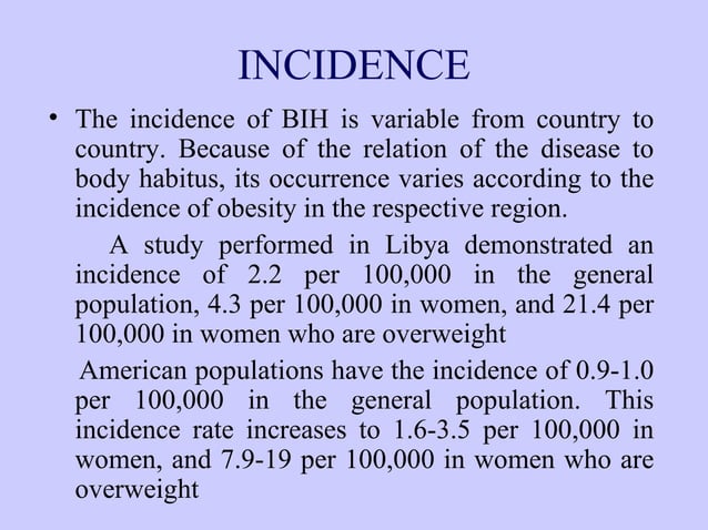 Benign intracranial hypertension by Dr.Syed Alam Zeb | PPT | Ear, Nose ...