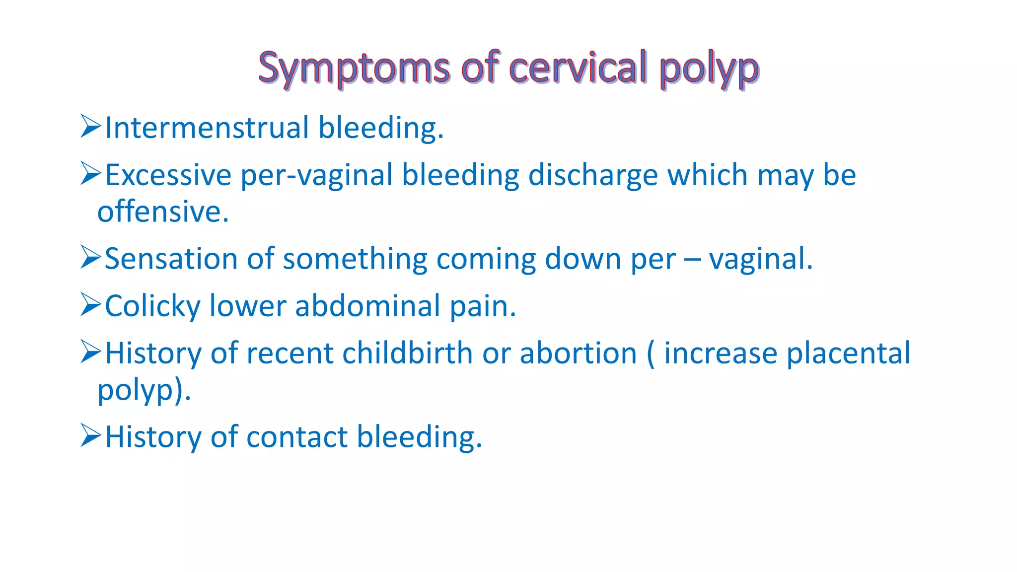 Homoeopathic point of view Benign lesion of the Cervix & Malignancy of ...