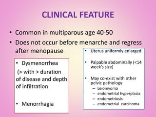 Benign lesion of the uterus | PPTX