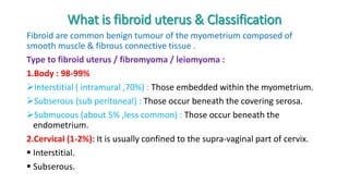 Benign lesion of the uterus | PPTX