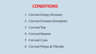 Benign lesions of cervix | PPT