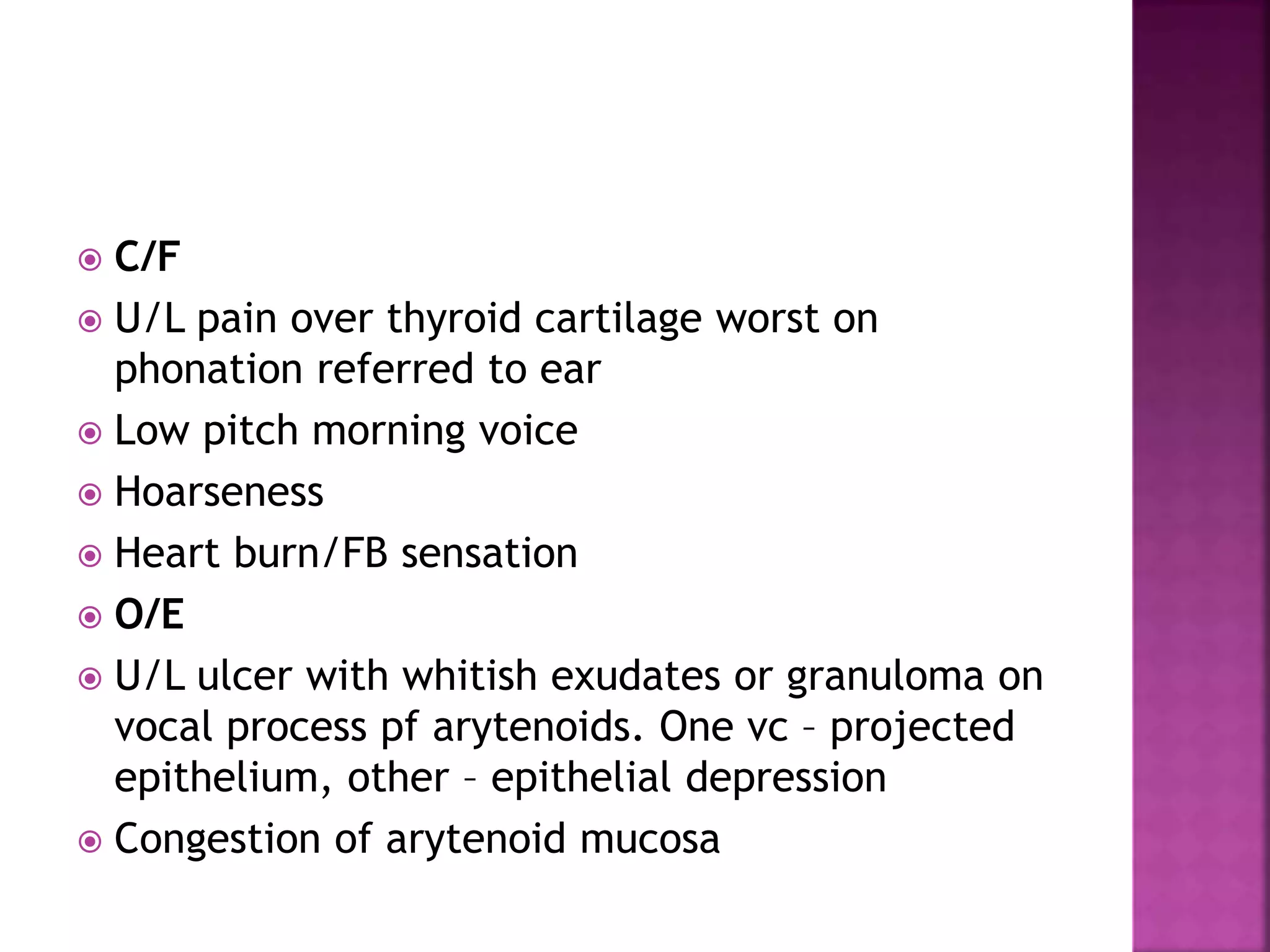 Benign lesions of larynx | PPTX