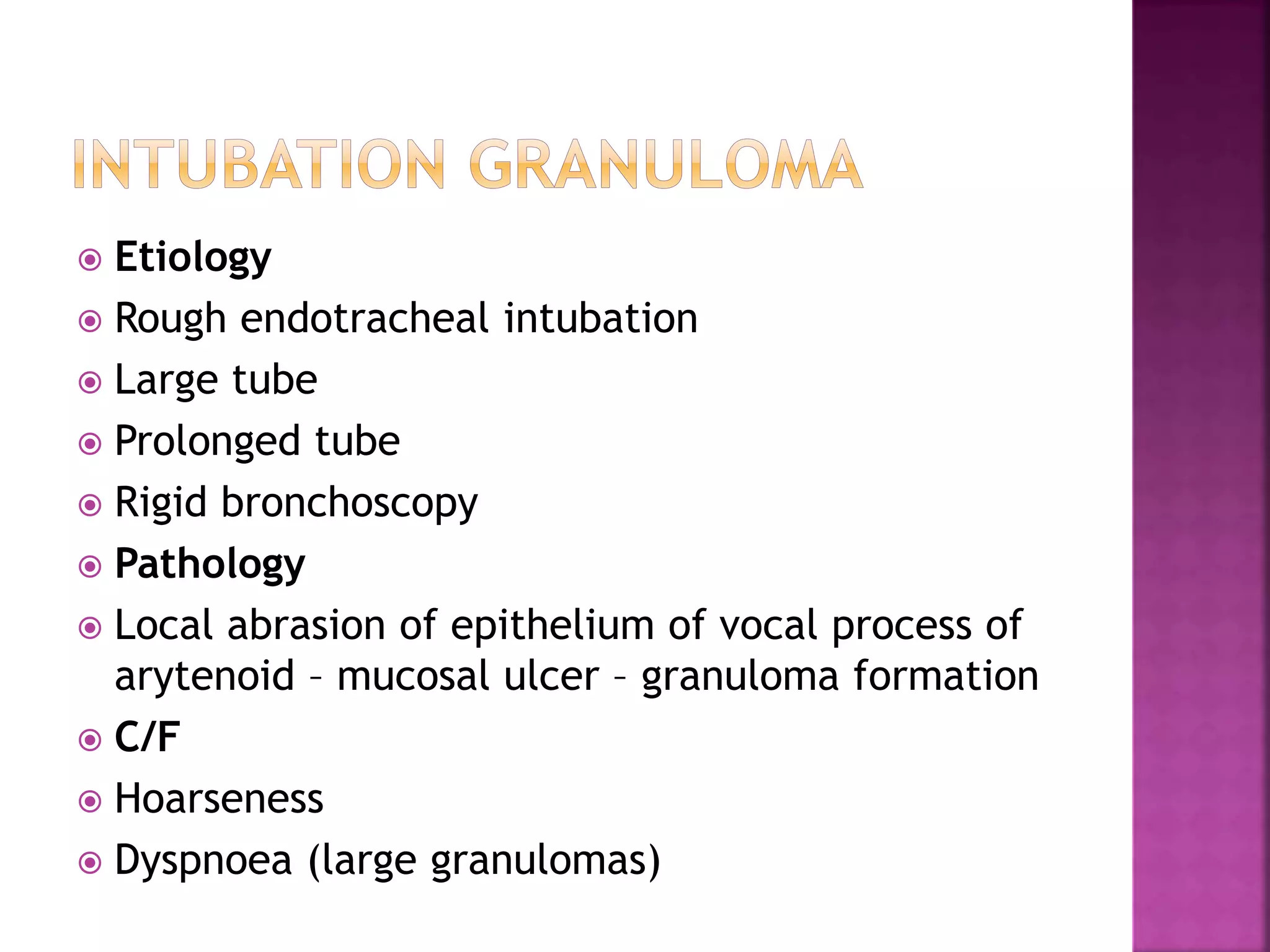 Benign lesions of larynx | PPTX