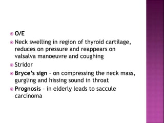Benign lesions of larynx | PPTX