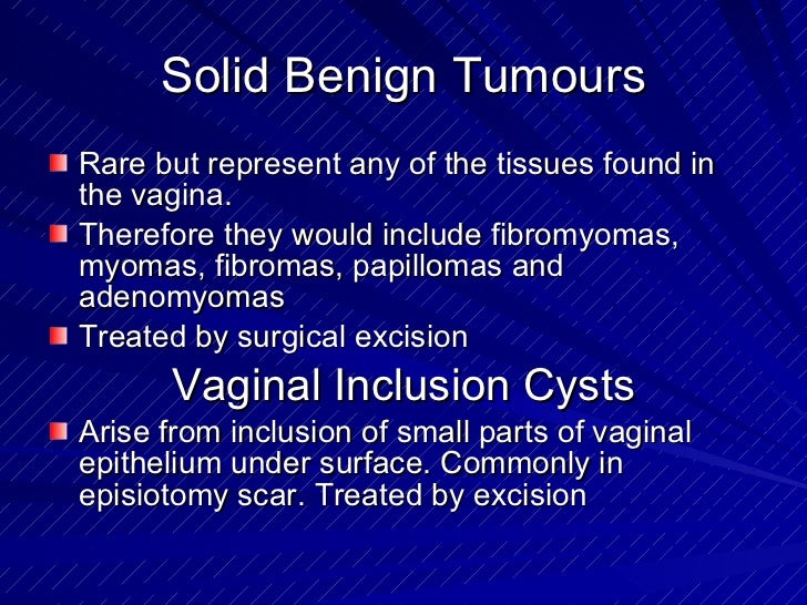 Vaginal Inclusion Cysts