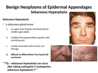 Benign Lesions of the Skin Clinical Pathology Study Questions_Mari ...