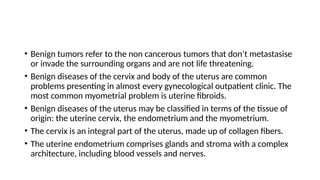 Benign Lesions of the Uterus an introduction.pptx