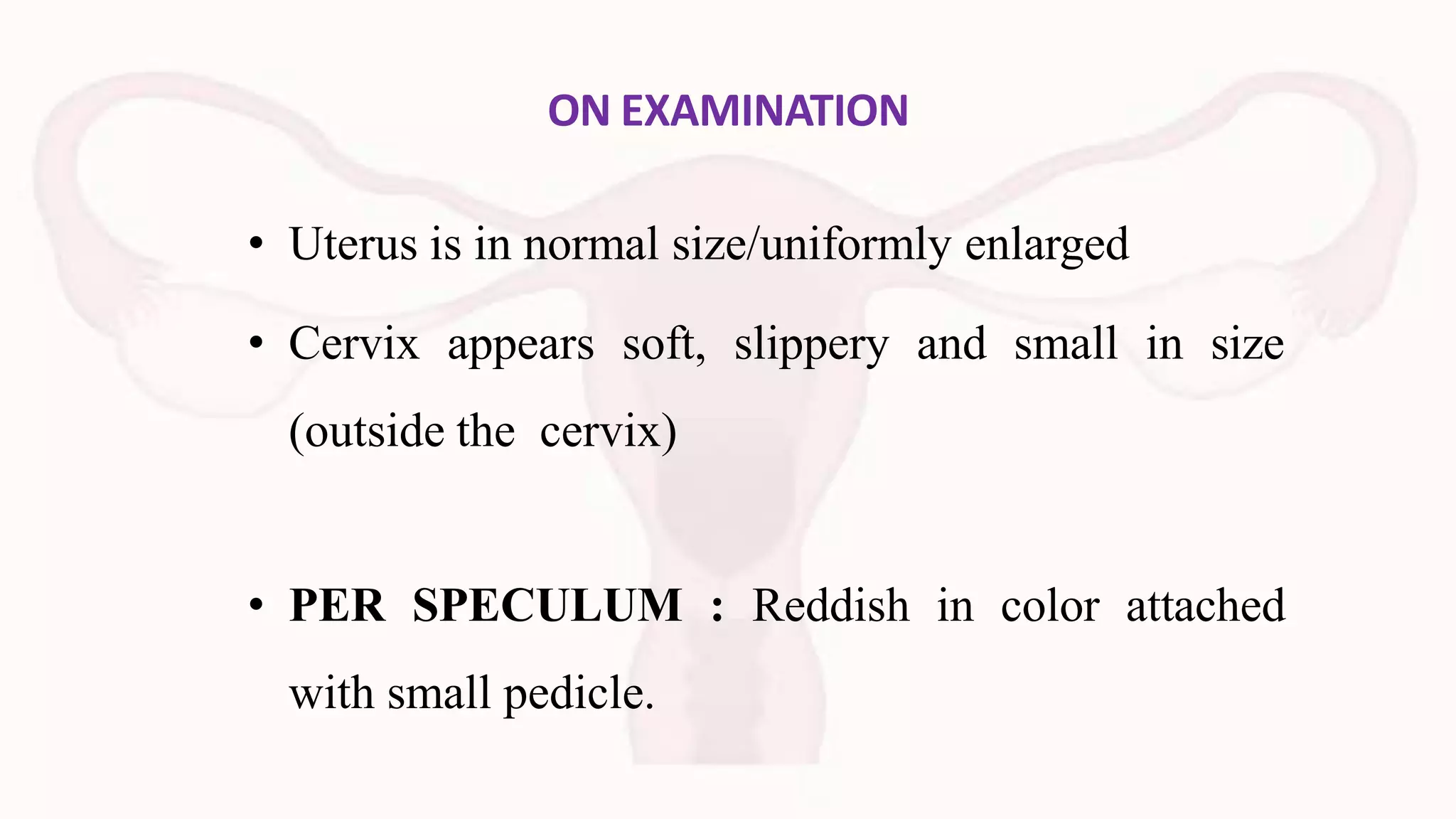 Benign lesions of uterus | PPTX