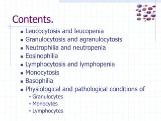 BENIGN LEUCOCYTES DISORDERS.ppt......... | PPT