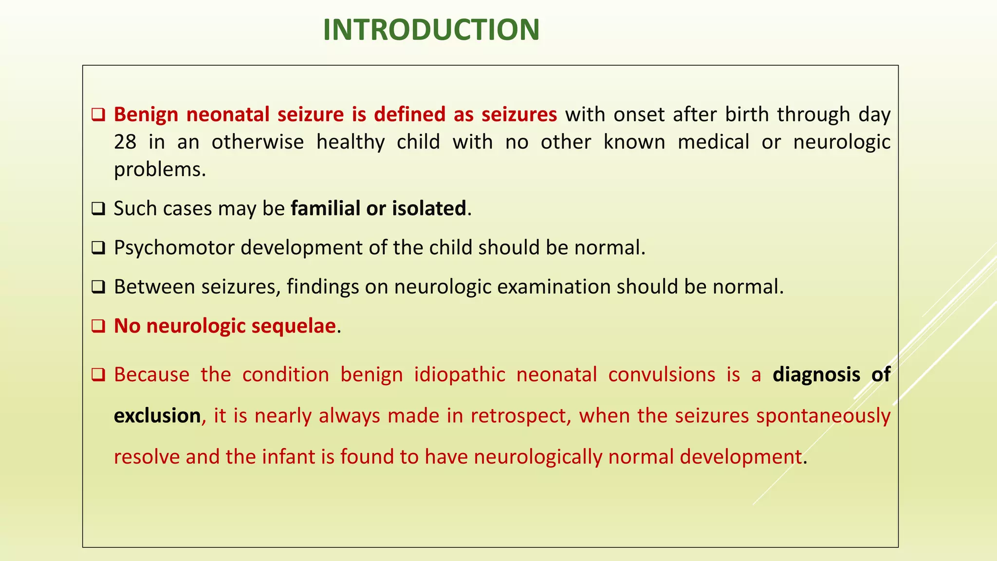 Benign neonatal and_infantile_ seizures_ Dr Santhosh Dash NIMHANS | PPTX