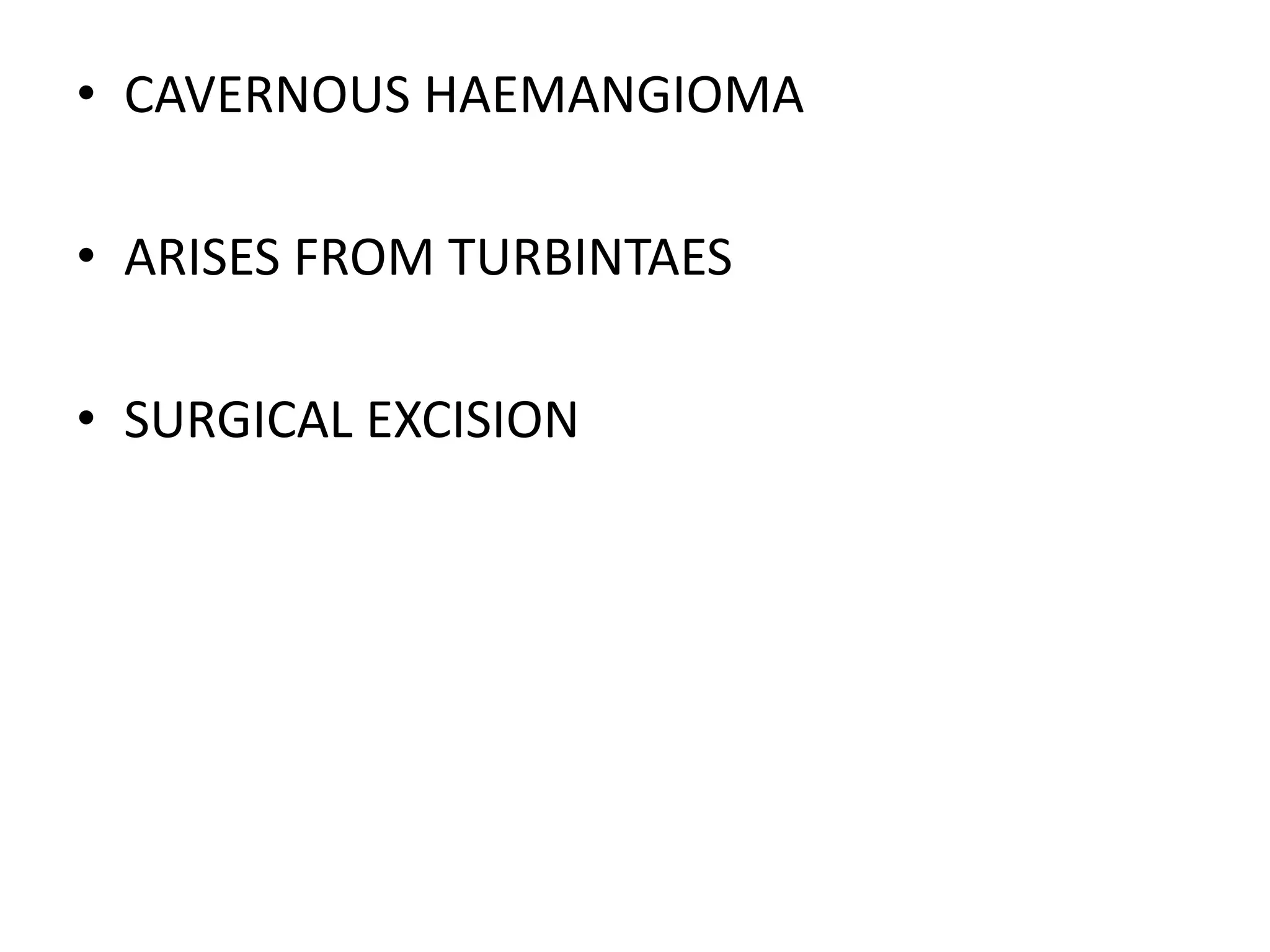 Benign neoplasm of nasal cavity | PPTX