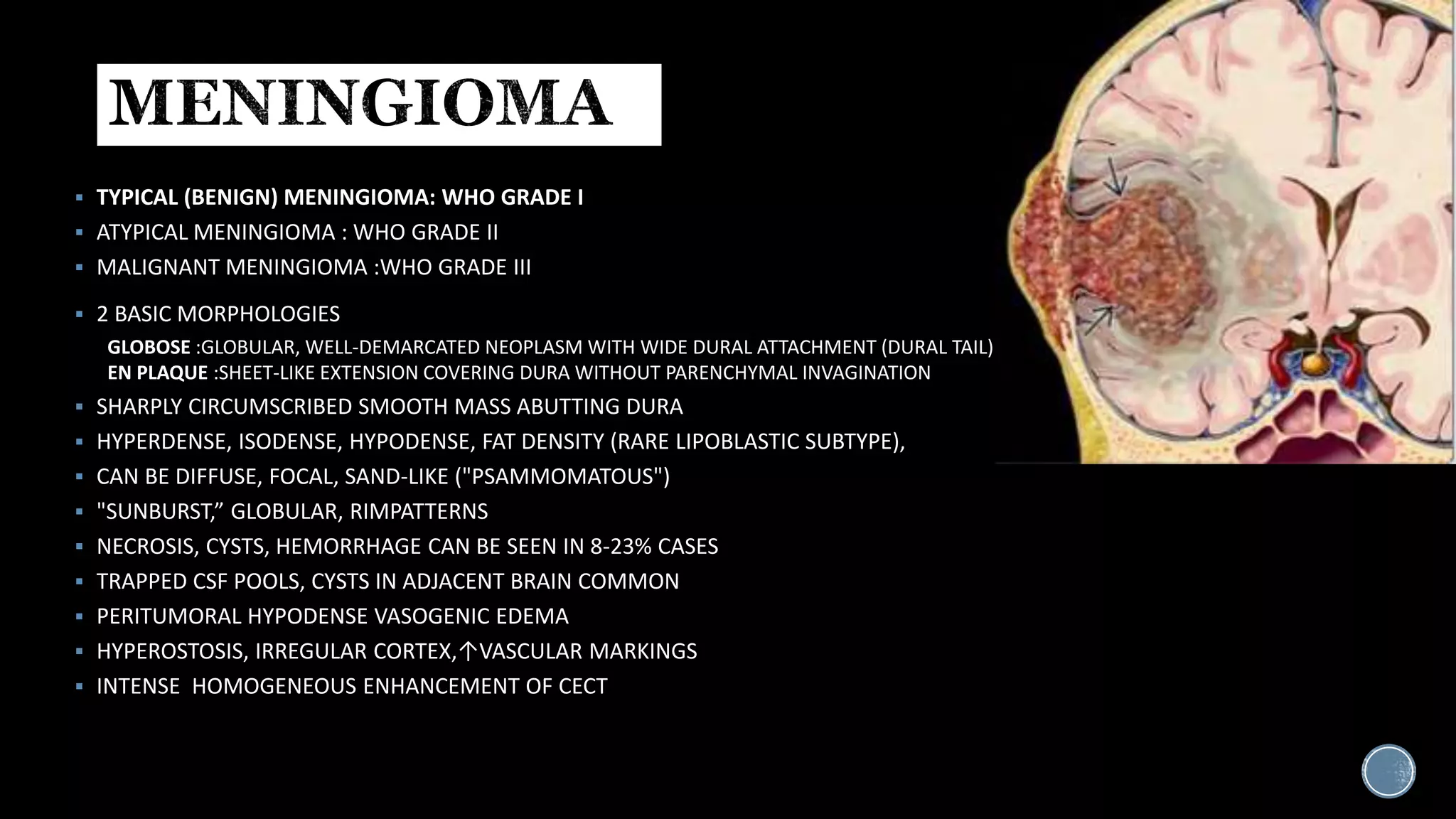 Benign neoplastic lesions of brain | PPT