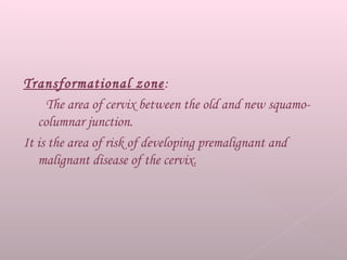 Benign n pre malignant diseases of cx | PPT | Reproductive Health ...