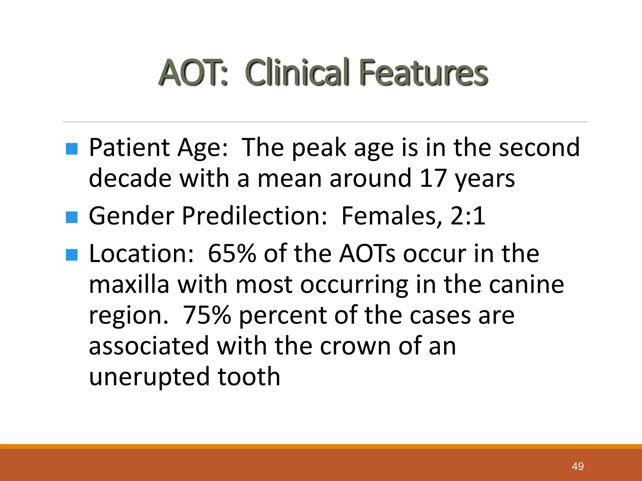 Benign odontogenic and non odontogenic tumours | PPTX