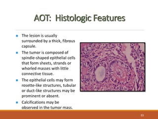 Benign odontogenic and non odontogenic tumours | PPTX