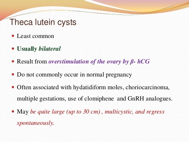 Benign ovarian tumours