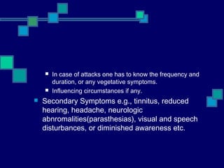 Benign positional vertigo | PPT