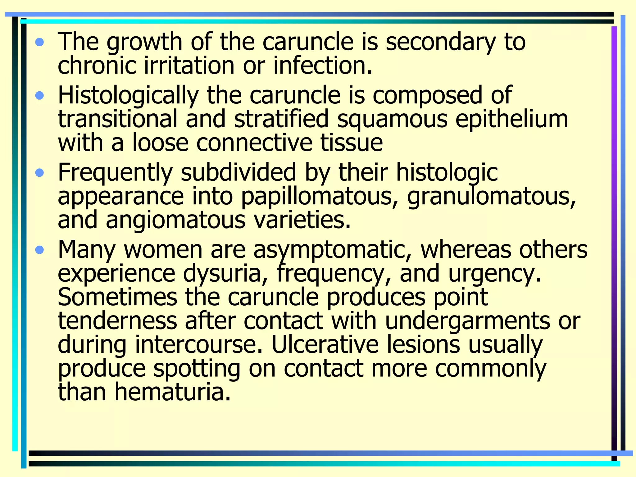 Benign & precancerous tumors of female genital organs | PPTX