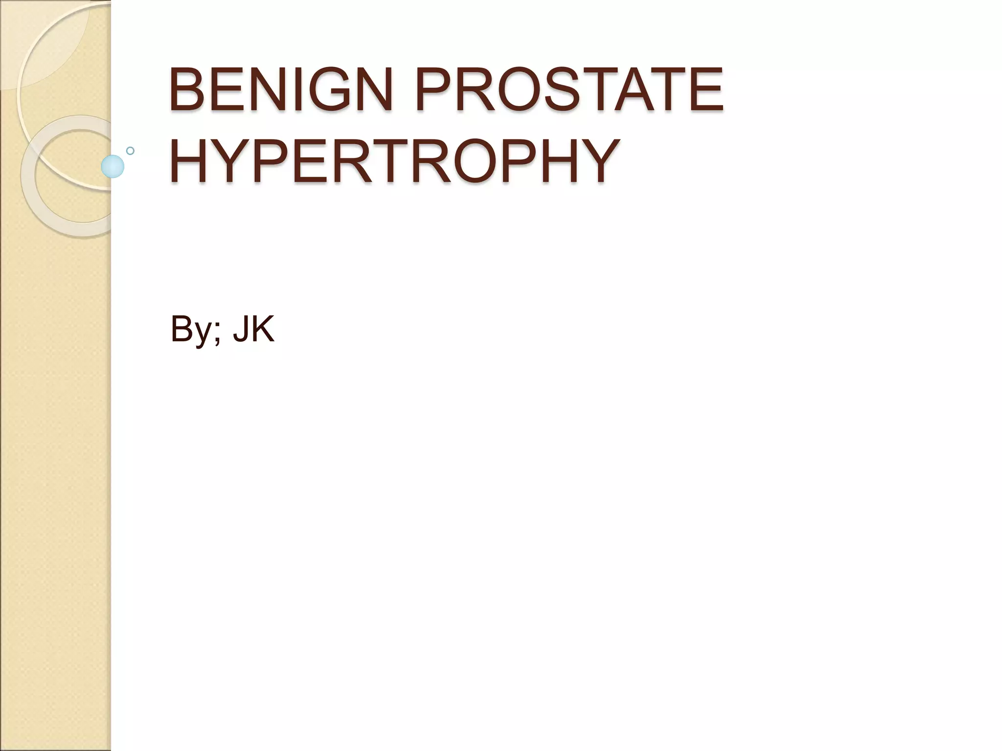 Benignprostate Hyperplasiappt