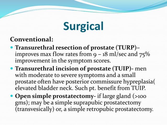 Benign Prostate Hyperplasia | PPT