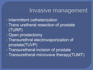 Benign prostate hyperplasia (BPH) | PPTX