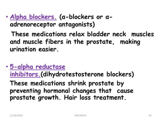 Benign prostate hypertrophy | PPTX