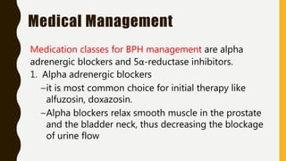 Benign prostatic enlargement | PPTX