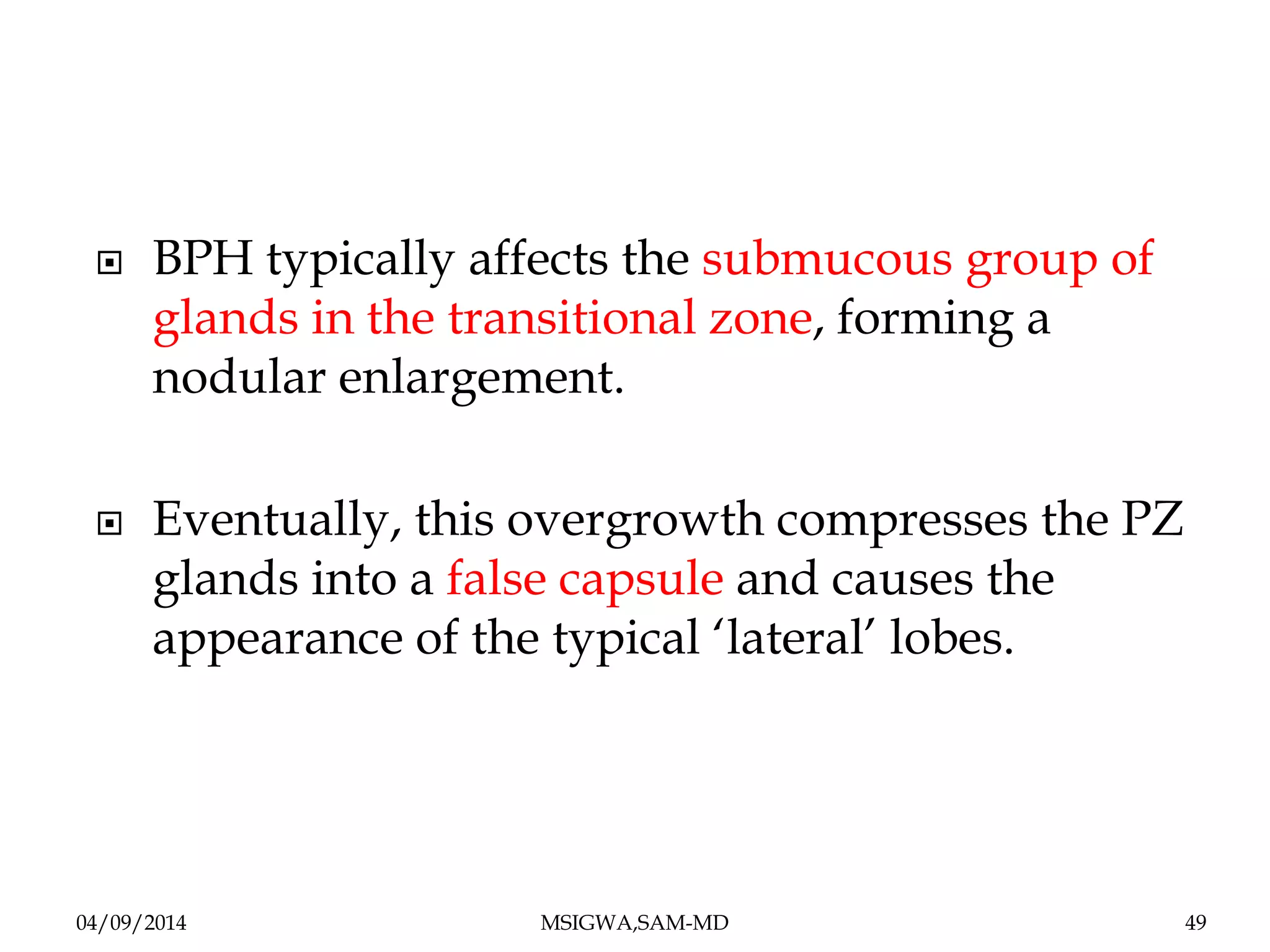 Benign prostatic hyperplasia | PDF
