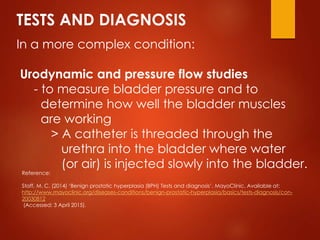Benign Prostatic Hyperplasia | PPTX