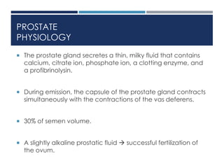 Benign prostatic hyperplasia | PPTX | Endocrine and Metabolic Diseases ...