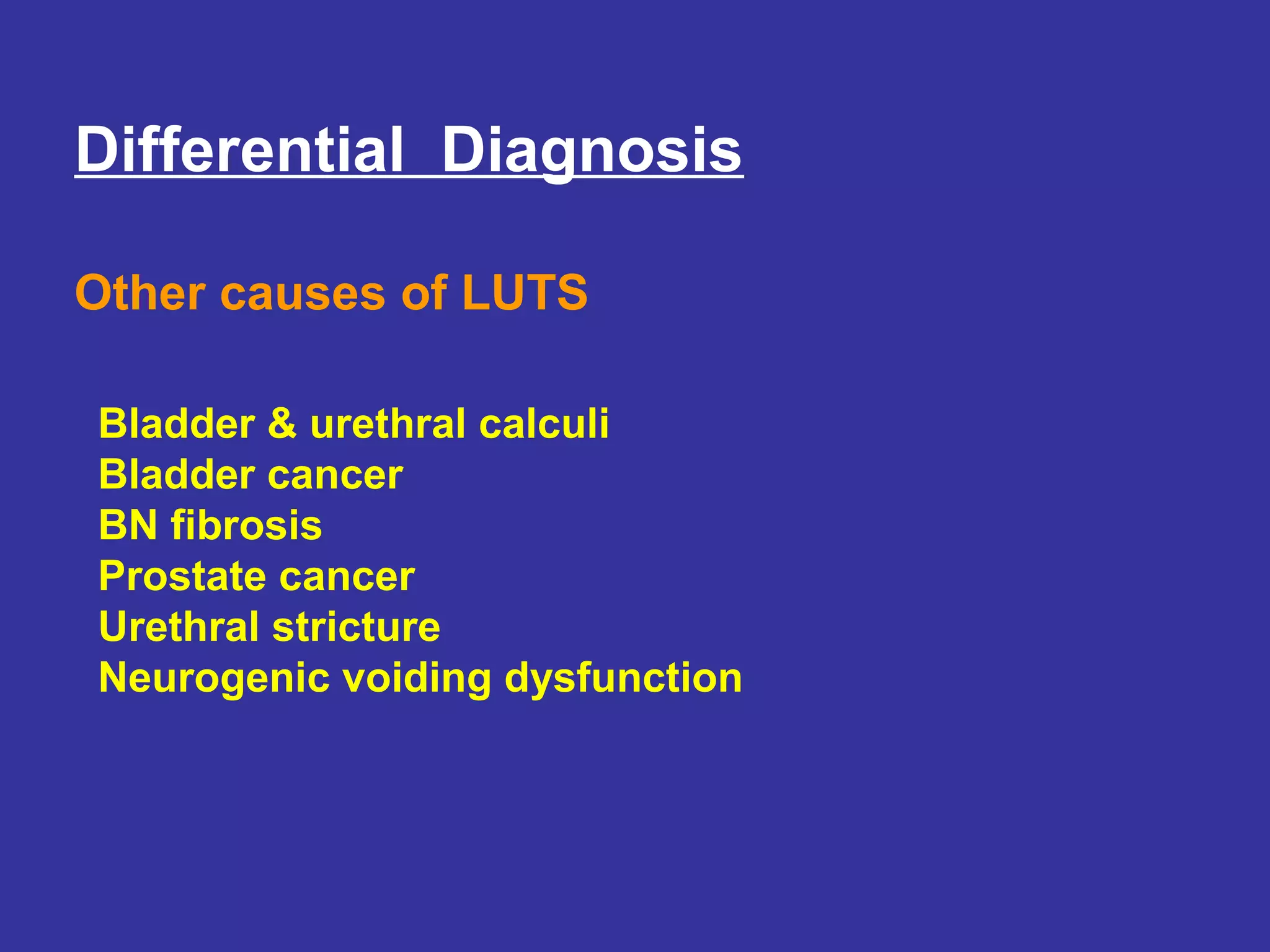Benign Prostatic Hyperplasia Ppt